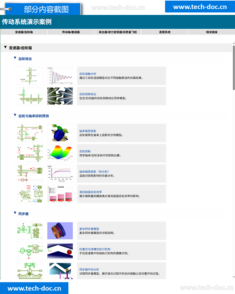 Amesim 传动系统案例中文文档 - Tech-Doc